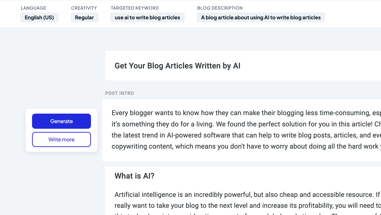 AI Article Writer Generate Quality Articles In Seconds